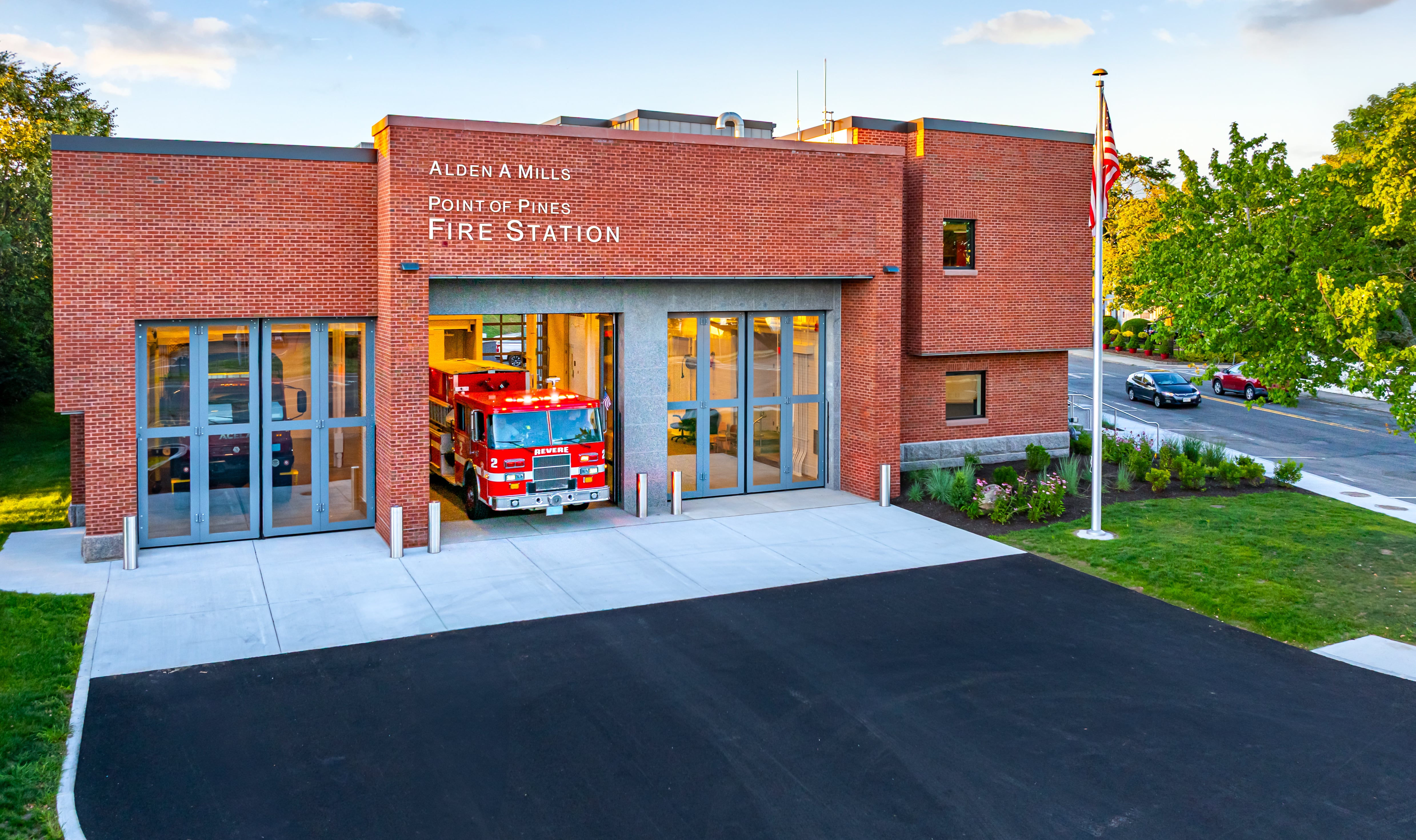 Alden Mills Point of Pines Fire Station - Deiulis Brothers